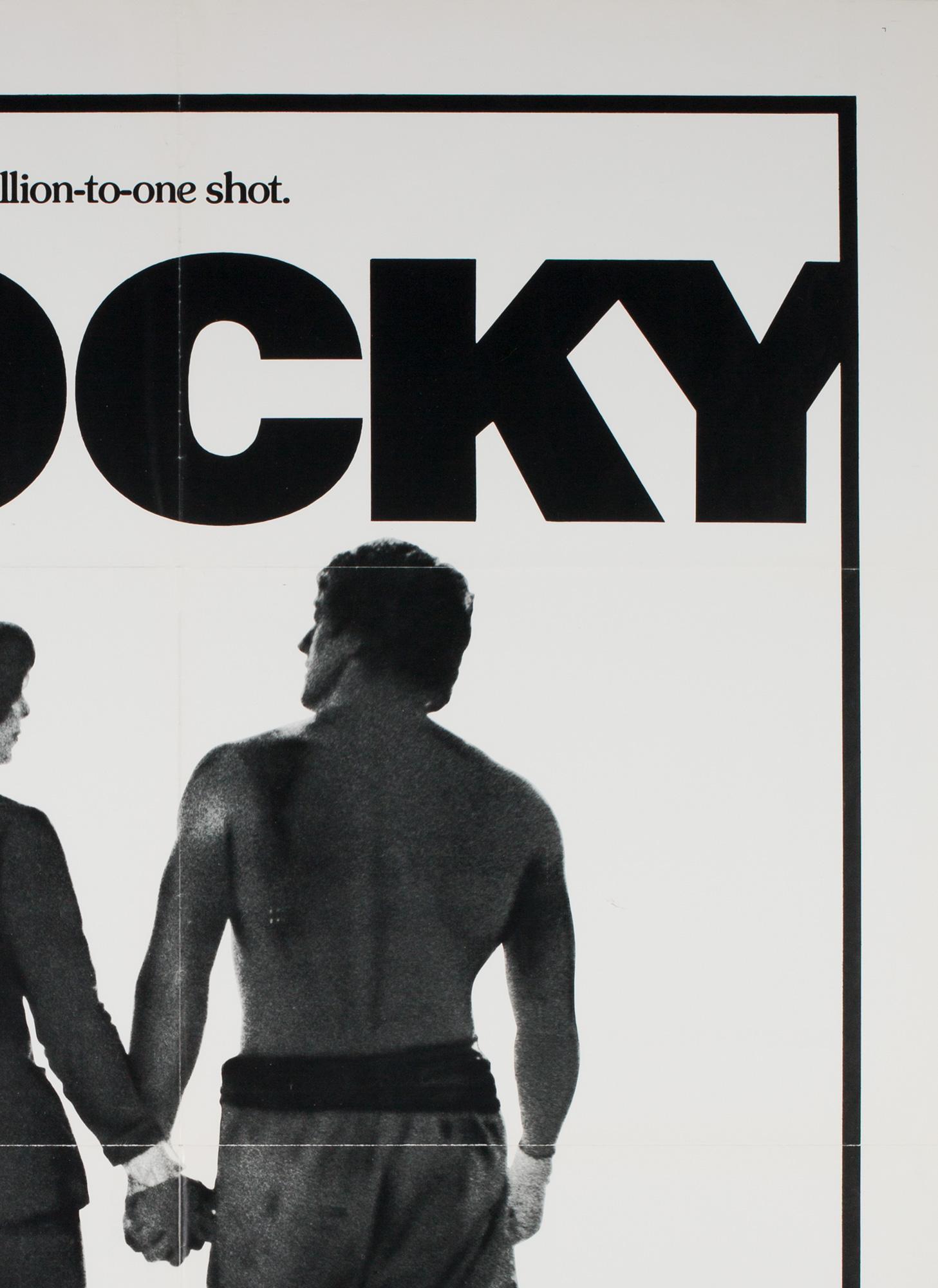 "Rocky" 1976 US 1 Sheet Film Poster For Sale at 1stDibs | rocky ...