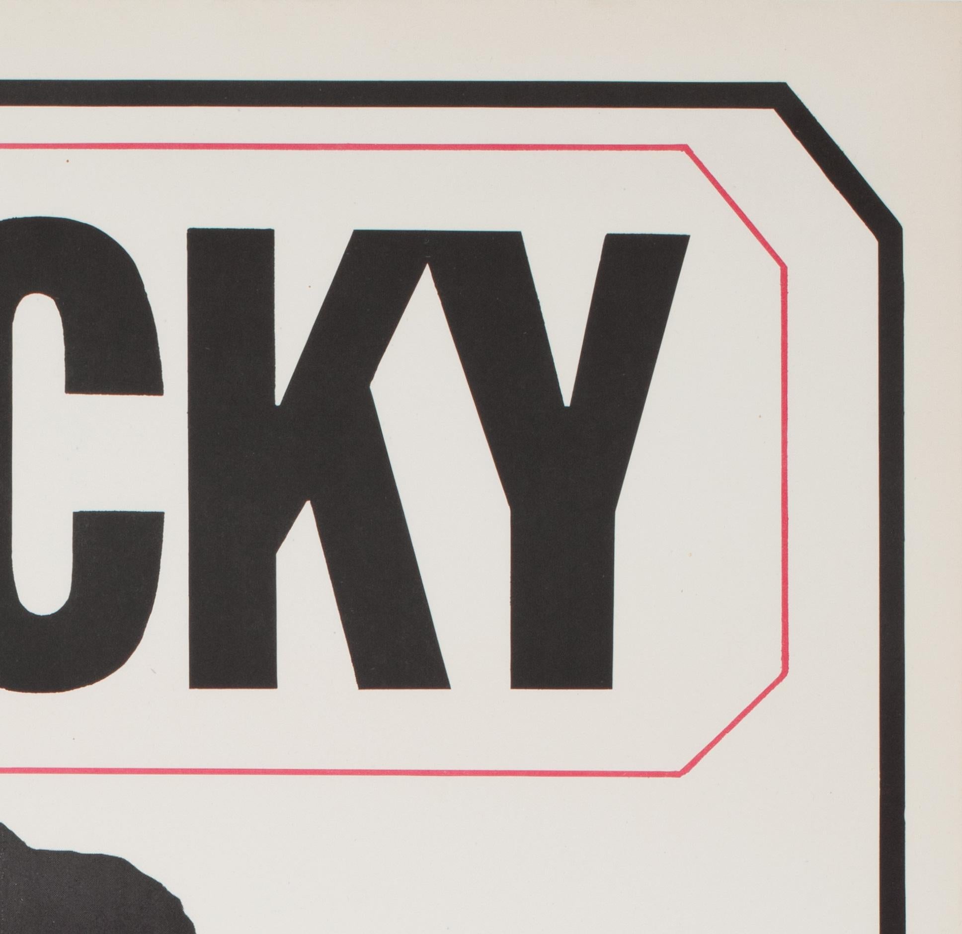 Rocky Czech Film Movie Poster A1, Jan Antonin Pacak, 1980 Vintage Rare ...