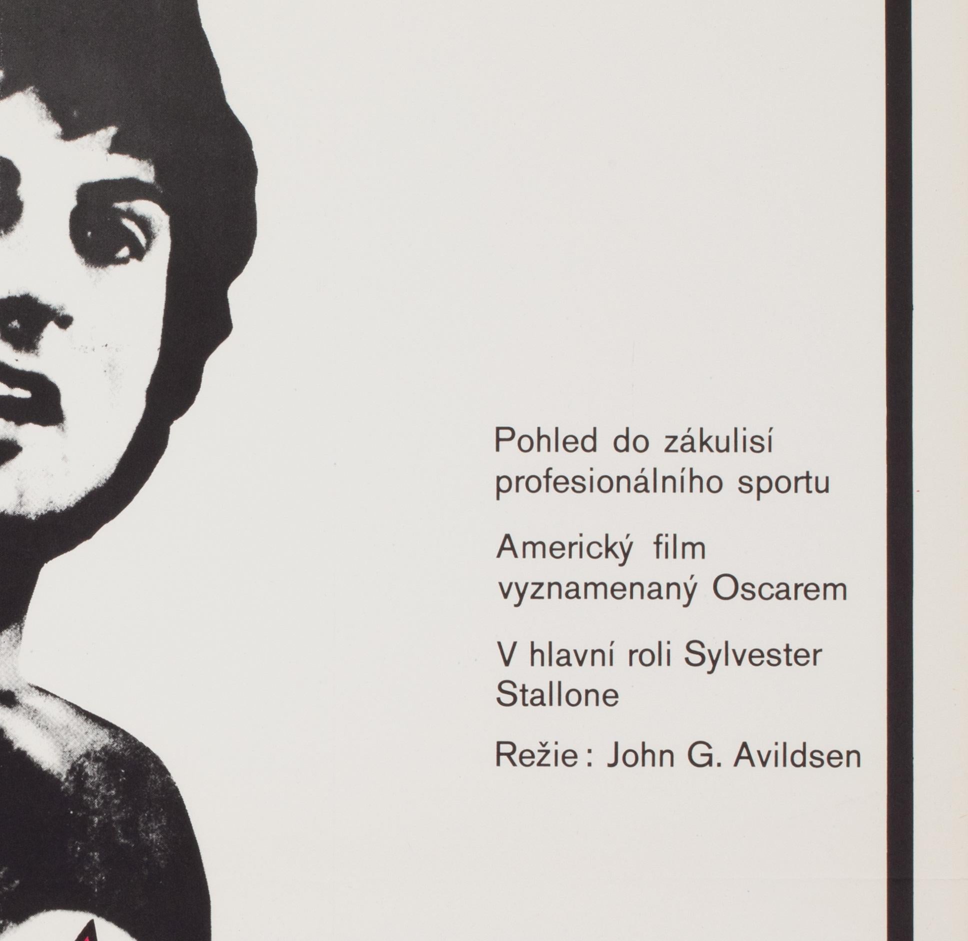 Rocky Czech Film Movie Poster A1, Jan Antonin Pacak, 1980 Vintage Rare ...