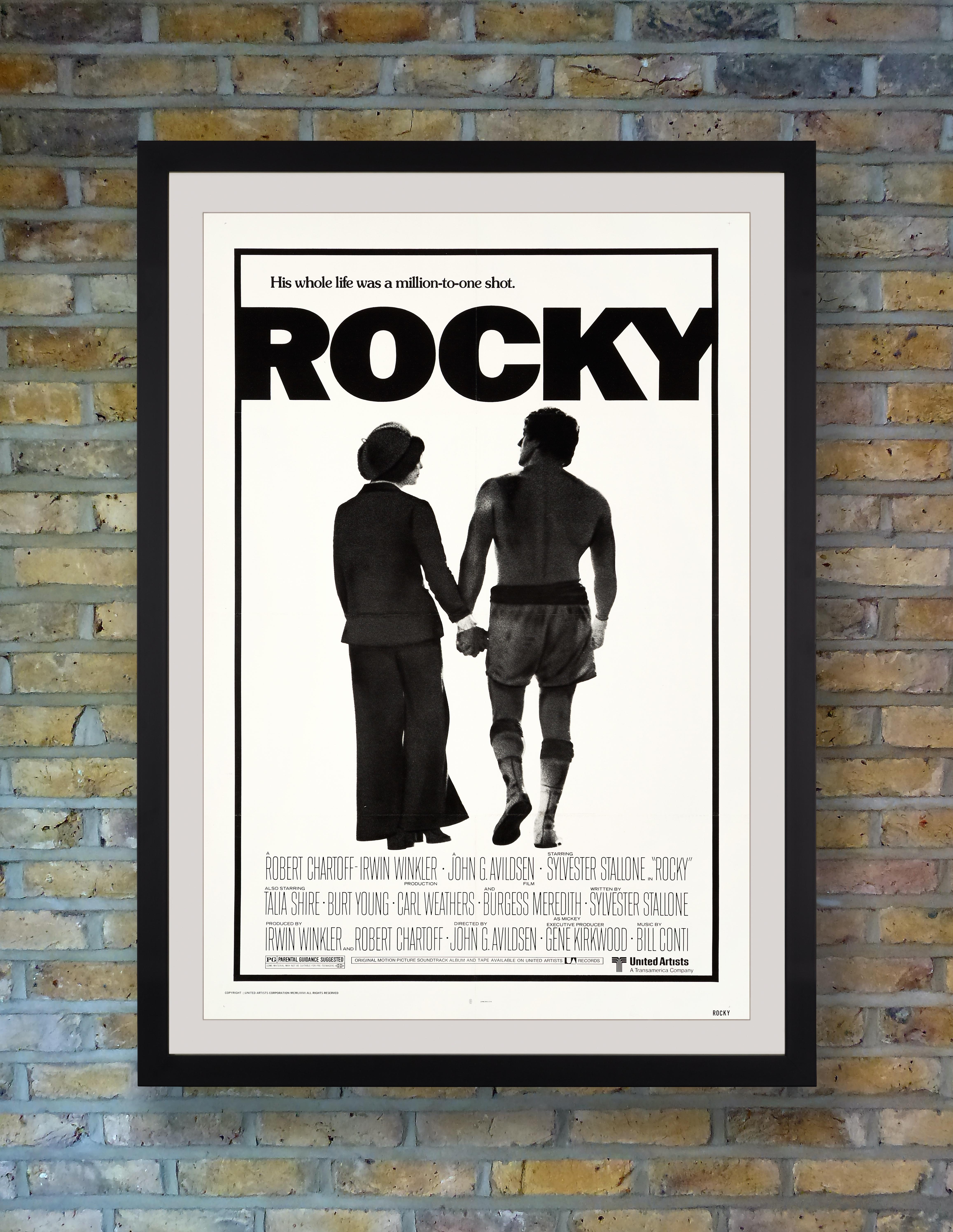 'Rocky' Original Vintage US One Sheet Movie Poster, 1976 at 1stDibs ...