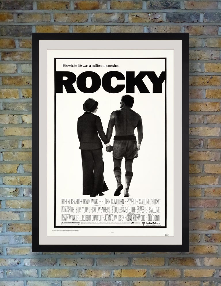 'Rocky' Original Vintage US One Sheet Movie Poster, 1976 at 1stDibs ...