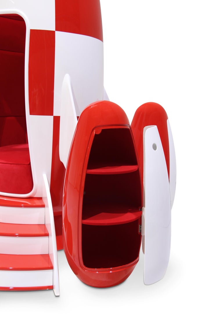 Rocky Rocket Kid's Chair in Red and White by Circu Magical Furniture ...