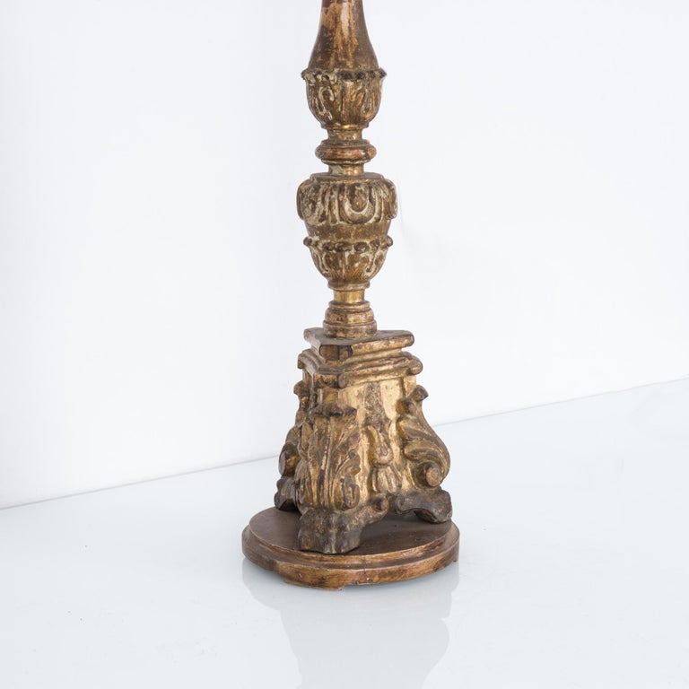 Rococo Gilded French Table Lamp For Sale at 1stDibs