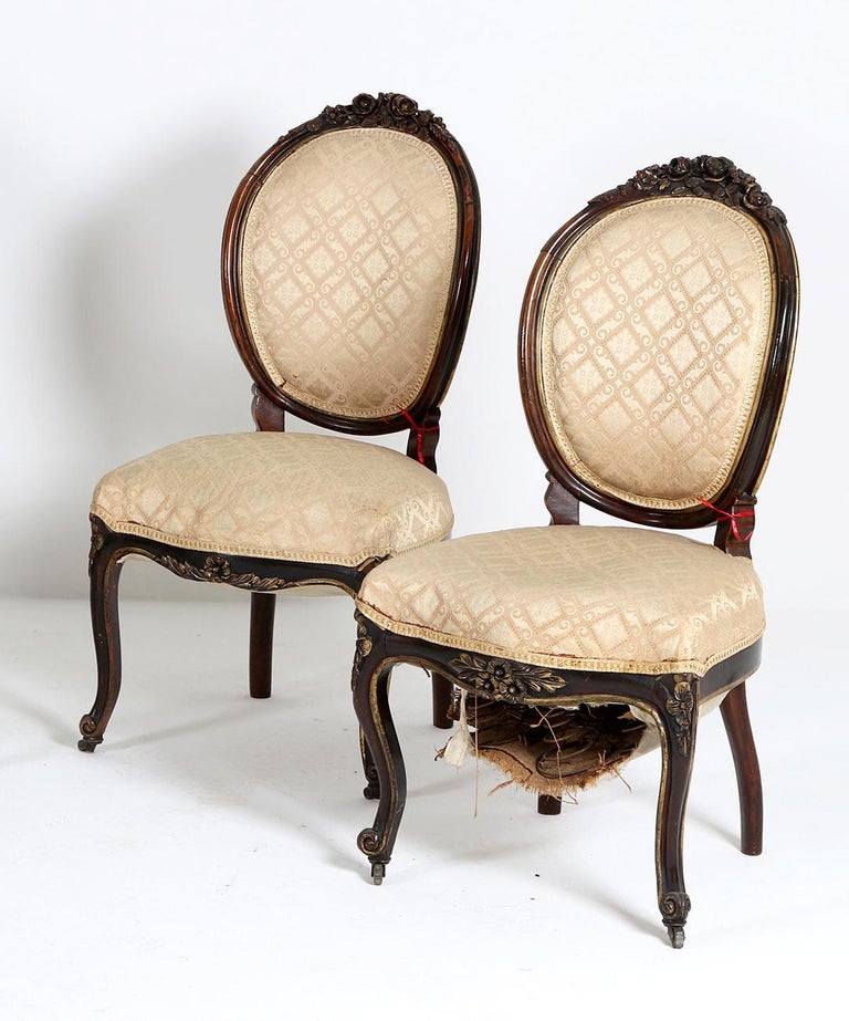 Rococo Louis XV Style Late 19th Century Chair For Sale at 1stDibs