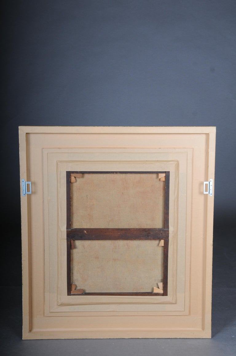 Rococo Oil Painting Signed Bruno Blatter Around 1890 For Sale at 1stDibs