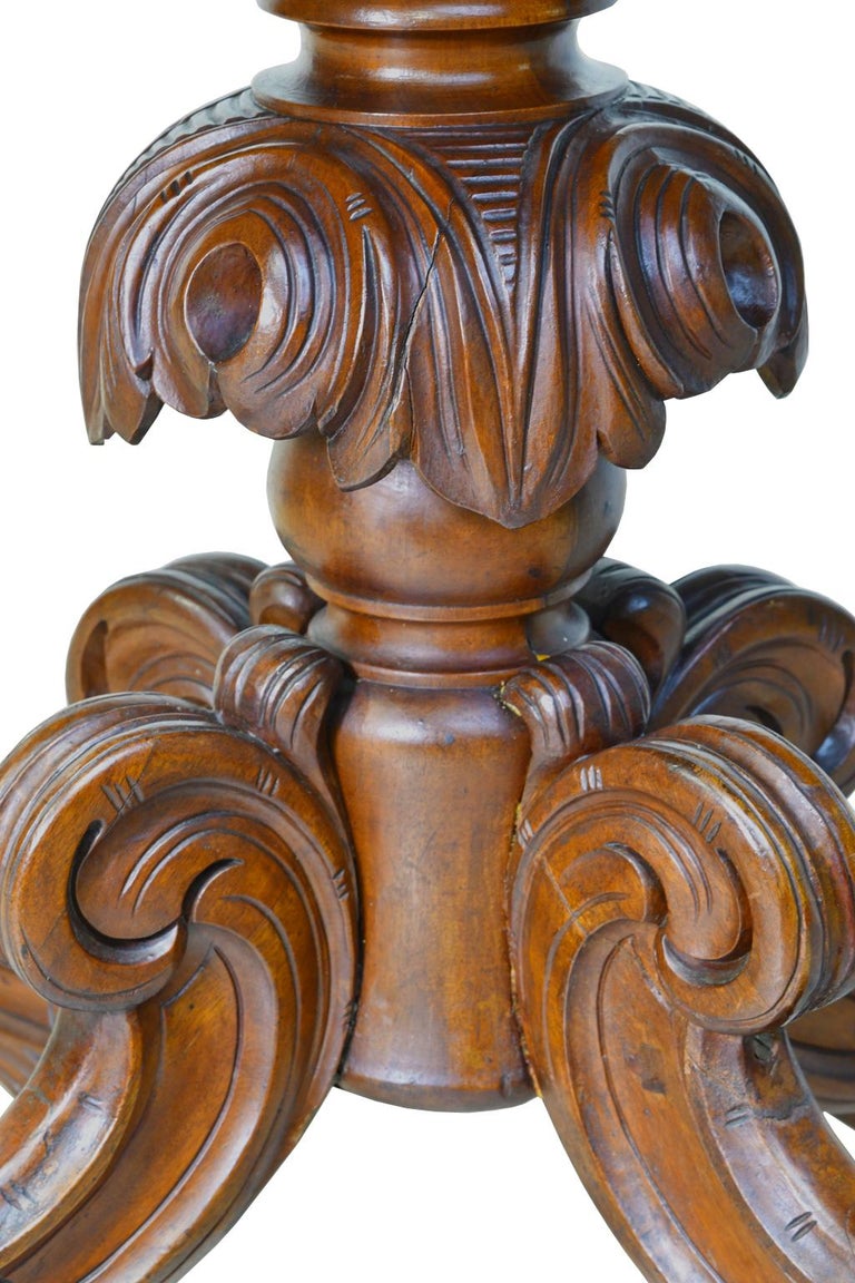 Rococo-Revival Scandinavian Game Table, circa 1850 For Sale at 1stDibs