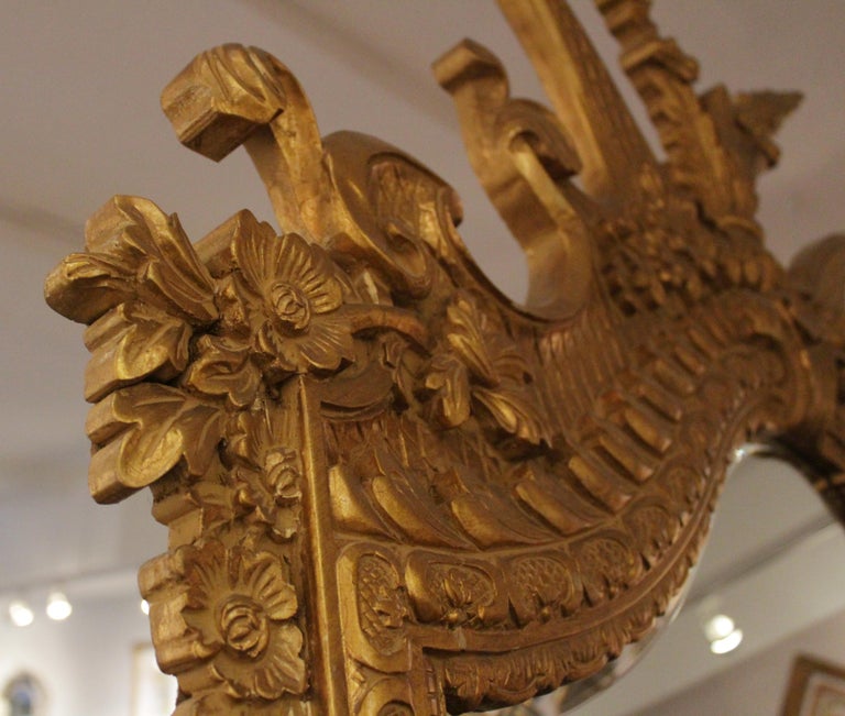 Rococo Revivalist Frame Gold Metal Leaf For Sale at 1stDibs