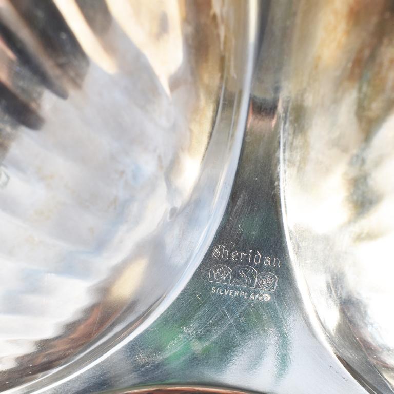 Rococo Silver Plated Three Part Clam Shell Server Condiment Tray by ...