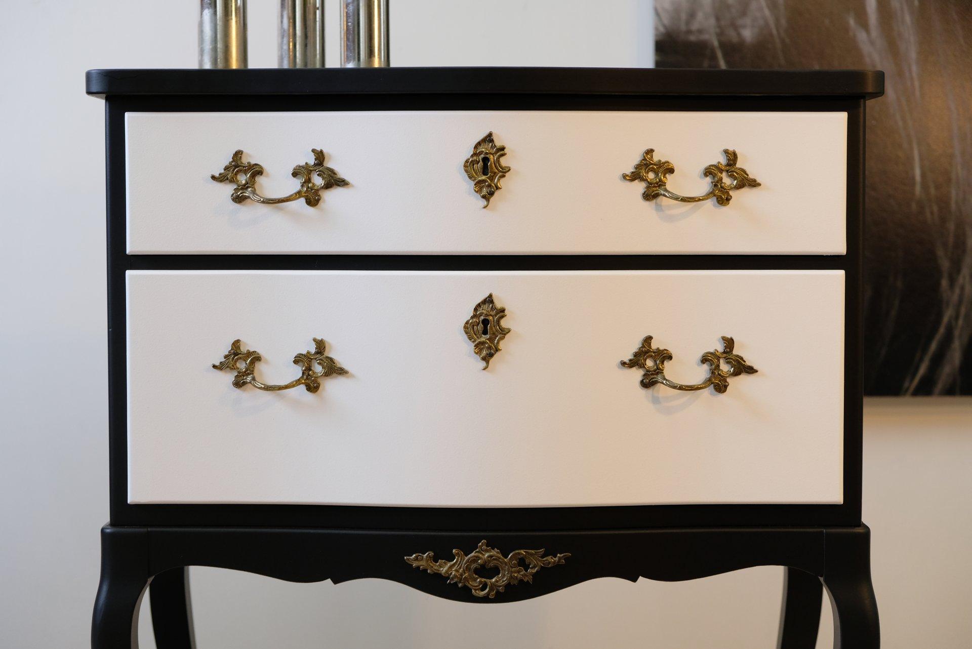 Rococo Style Bedside Commodes, a Pair For Sale at 1stDibs
