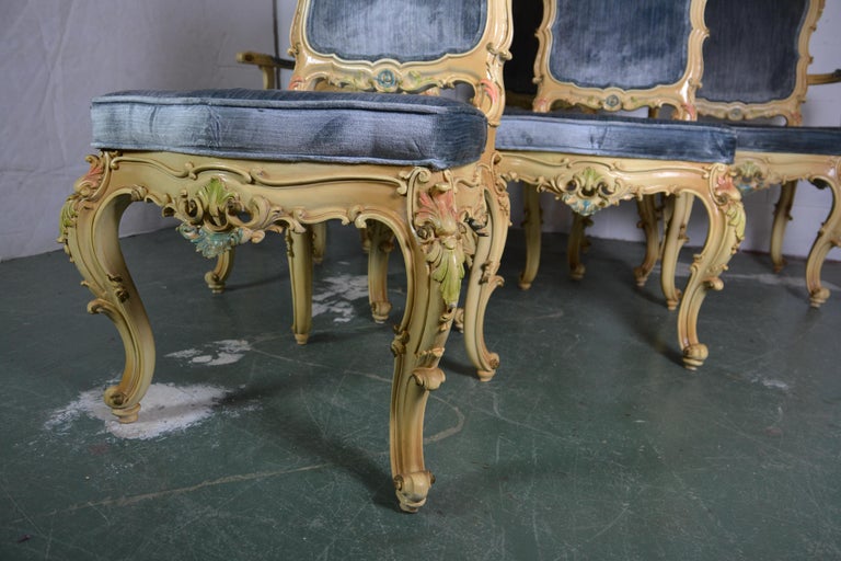 Rococo Style Dining Chairs at 1stDibs