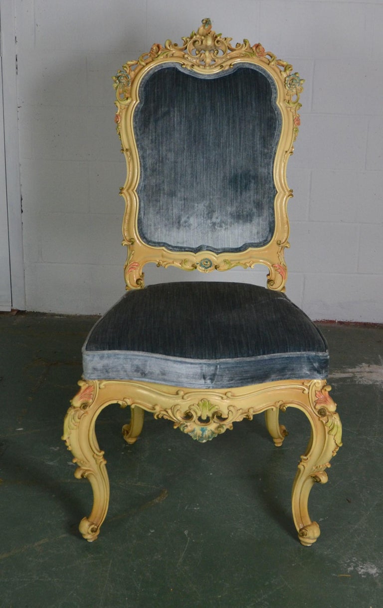Rococo Style Dining Chairs at 1stDibs