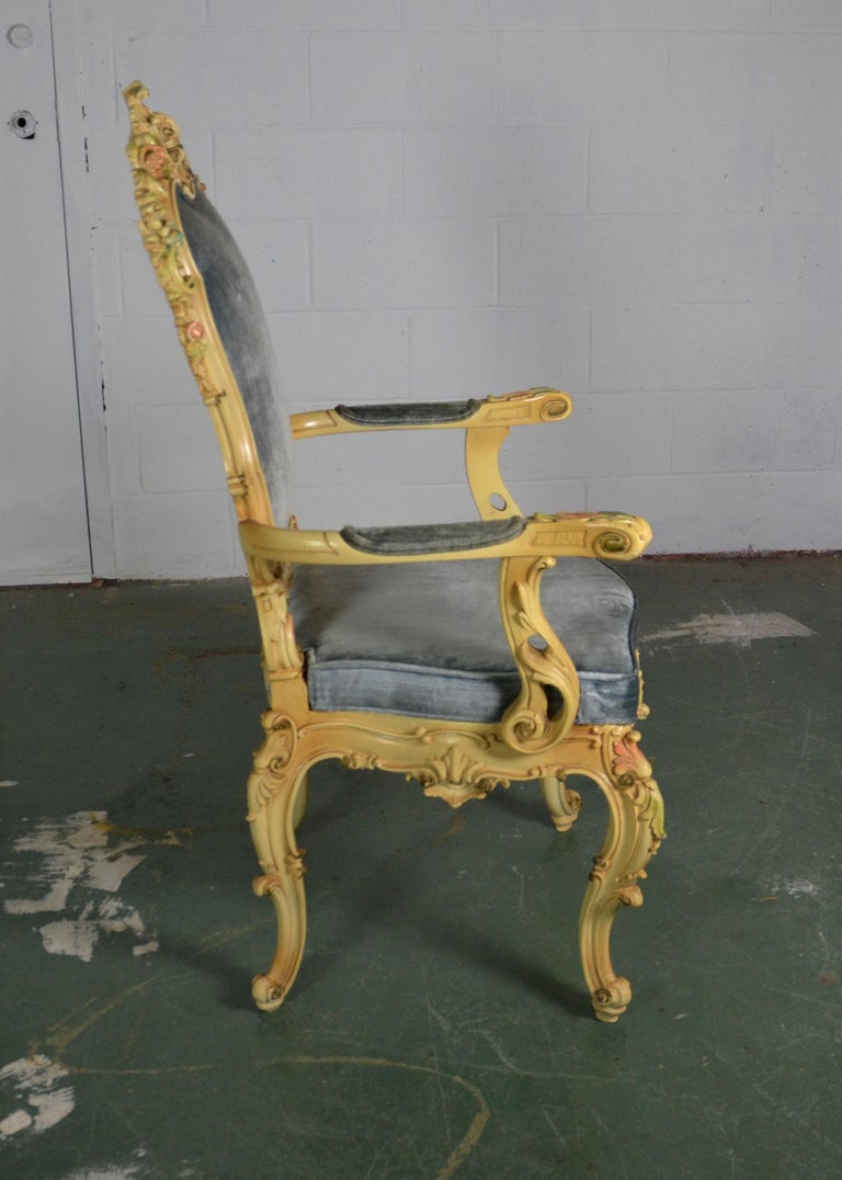 Rococo Style Dining Chairs at 1stDibs