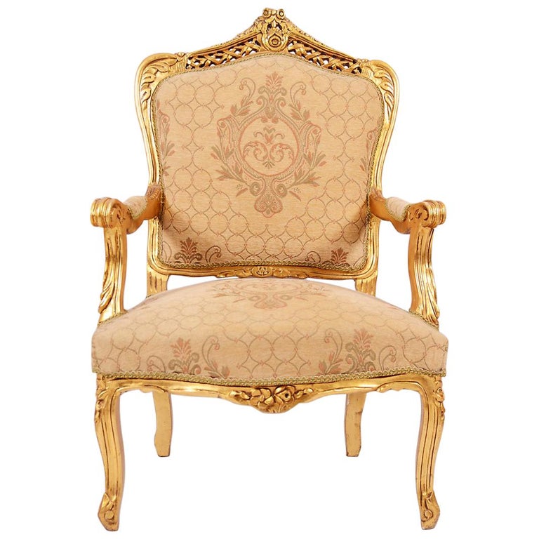 Rococo Style Late 19th Century Chair For Sale at 1stDibs