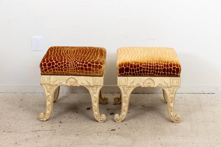 Rococo Style Stools For Sale at 1stDibs