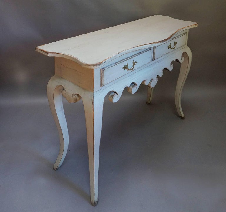 Rococo Style Swedish Console Table at 1stDibs | rococo table, rococo ...