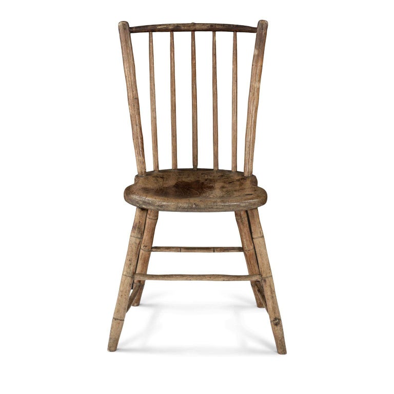 Rod-Back Windsor Side Chair For Sale at 1stDibs