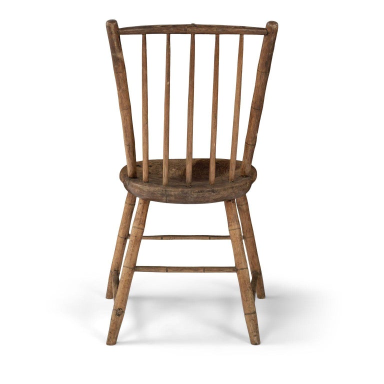 Rod-Back Windsor Side Chair For Sale at 1stDibs