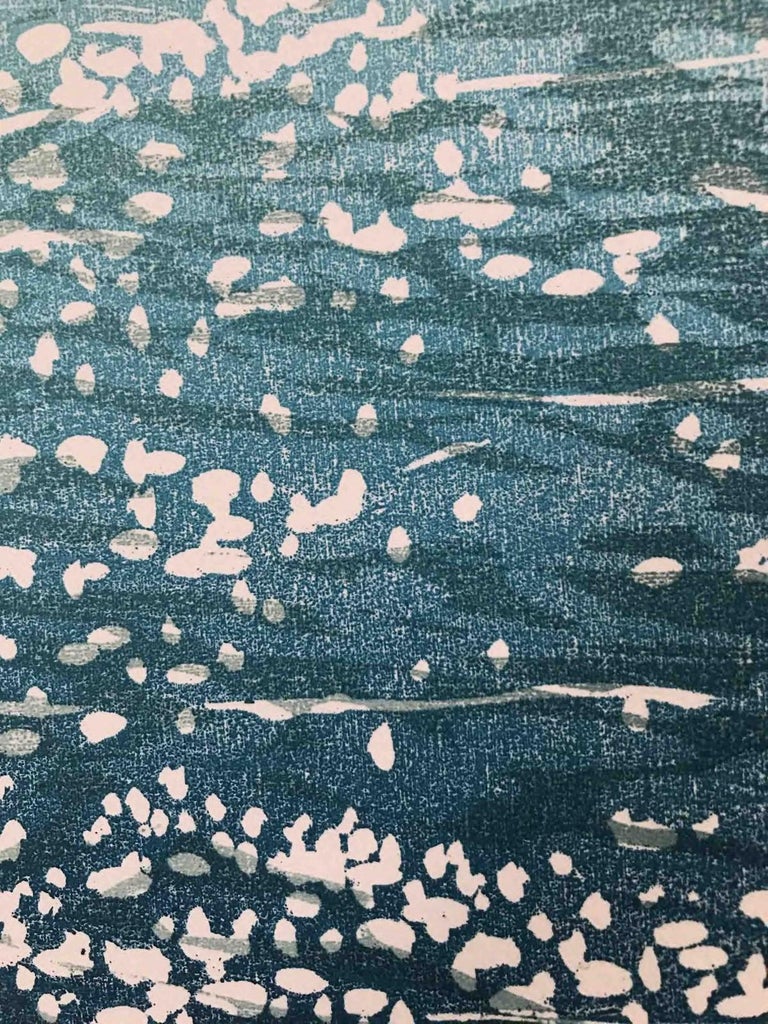 Rod Nelson - Hawk 3, Seascape Print, Coastal Art, Ocean Art, Blue and ...