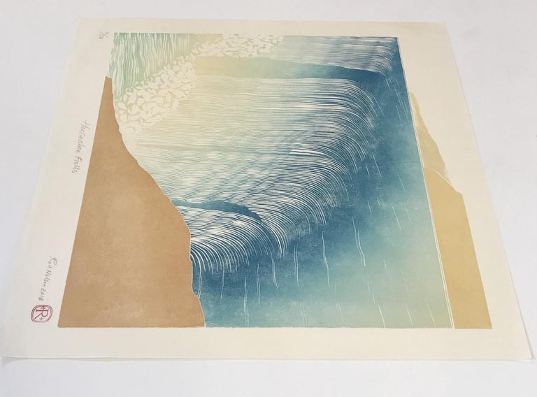 Rod Nelson - Horseshot Falls, Traditional Japanese Style Artwork ...
