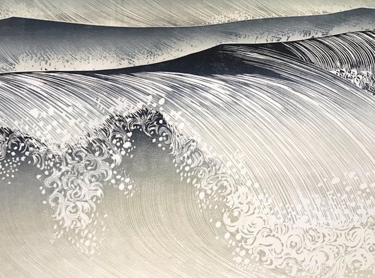 Rod Nelson - Shorebreak, Rod Nelson, Handmade Print, Landscape and ...