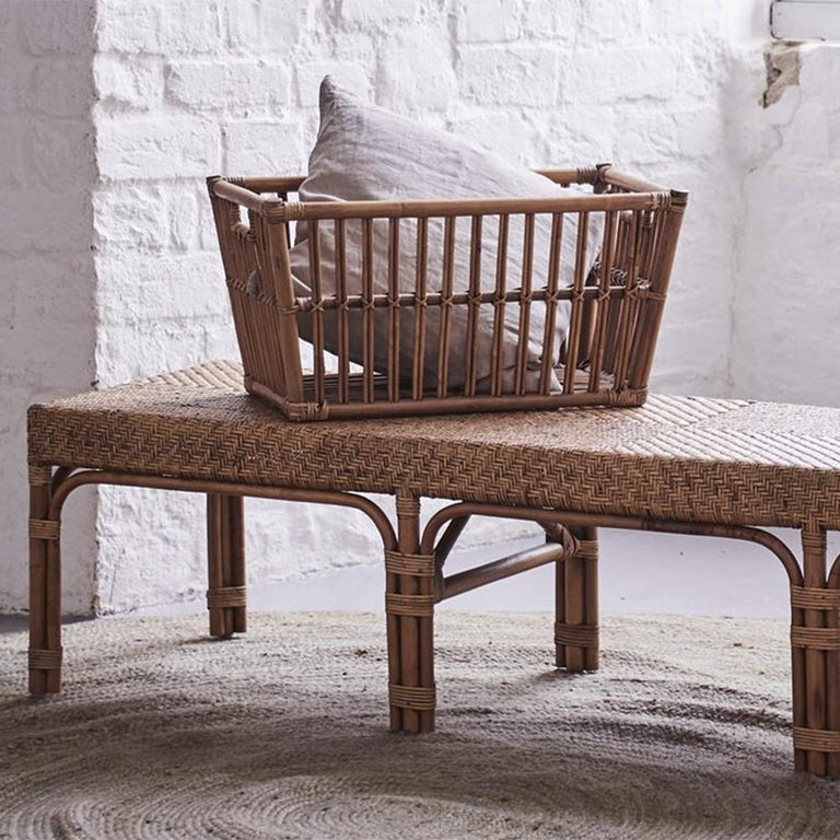 Roda Rattan Bench For Sale at 1stDibs