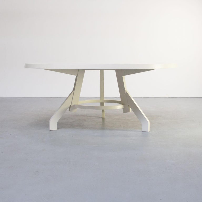 Roderick VOS 'popov’ Round Dining Table for Linteloo For Sale at 1stDibs