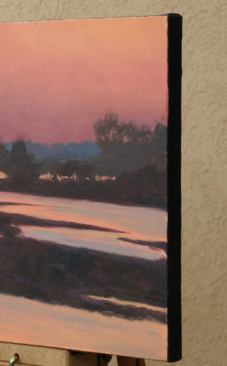 Rodgers Naylor - Dawn on the Platte River, Oil Painting For Sale at 1stDibs
