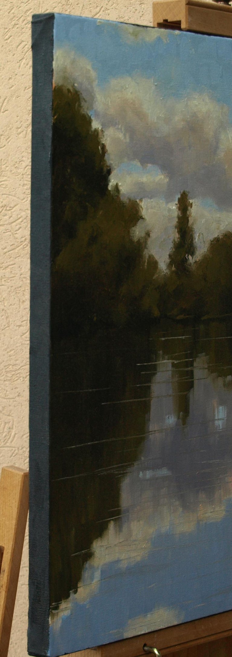 Rodgers Naylor - View from a Canoe, Oil Painting For Sale at 1stDibs