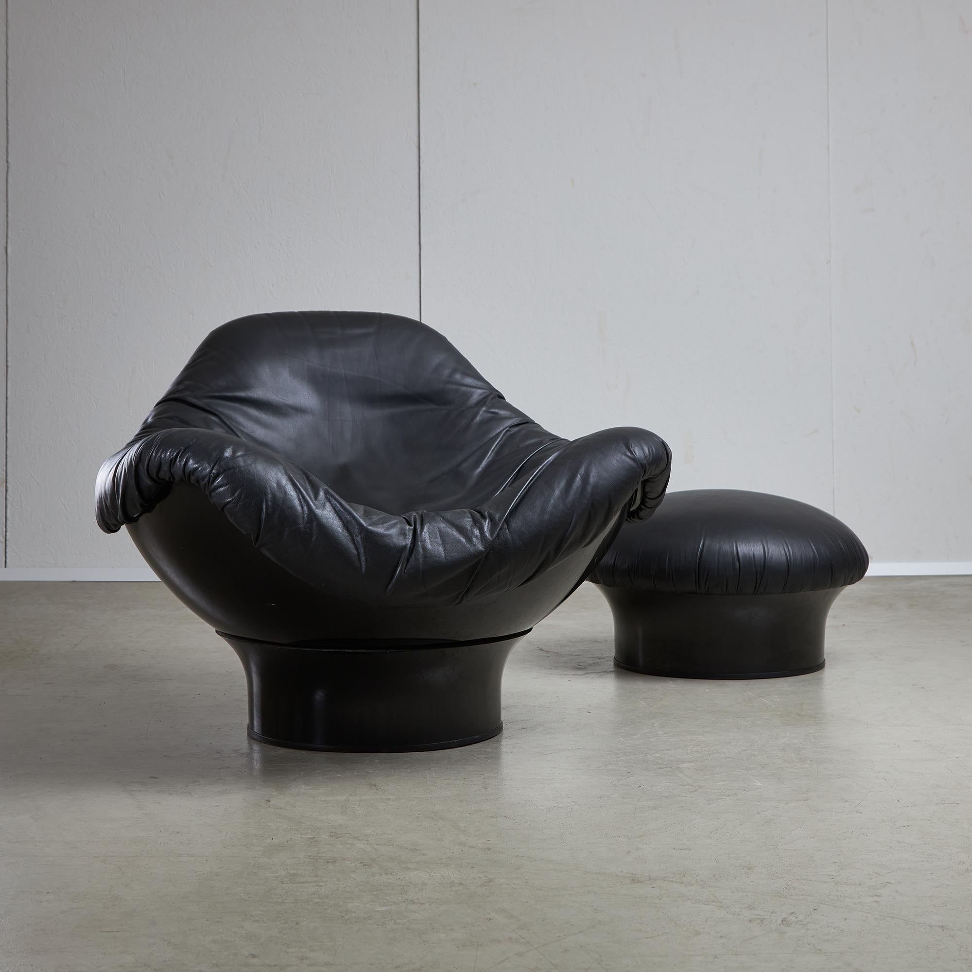 Rodica lounge chair by Mario Brunu for Comfort Italy in 1968. For Sale ...