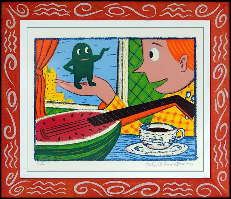 Rodney Alan Greenblat – „Rodney Greenblat Original Color Serigraph ...