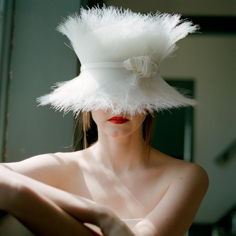 Rodney Smith - Woman in White Hat, Hancock Shaker Village, MA - 40 x 40 ...