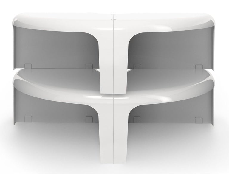 Rodolfo Bonetto '4/4' Serpentine Table 1969 for B-Line For Sale at 1stDibs