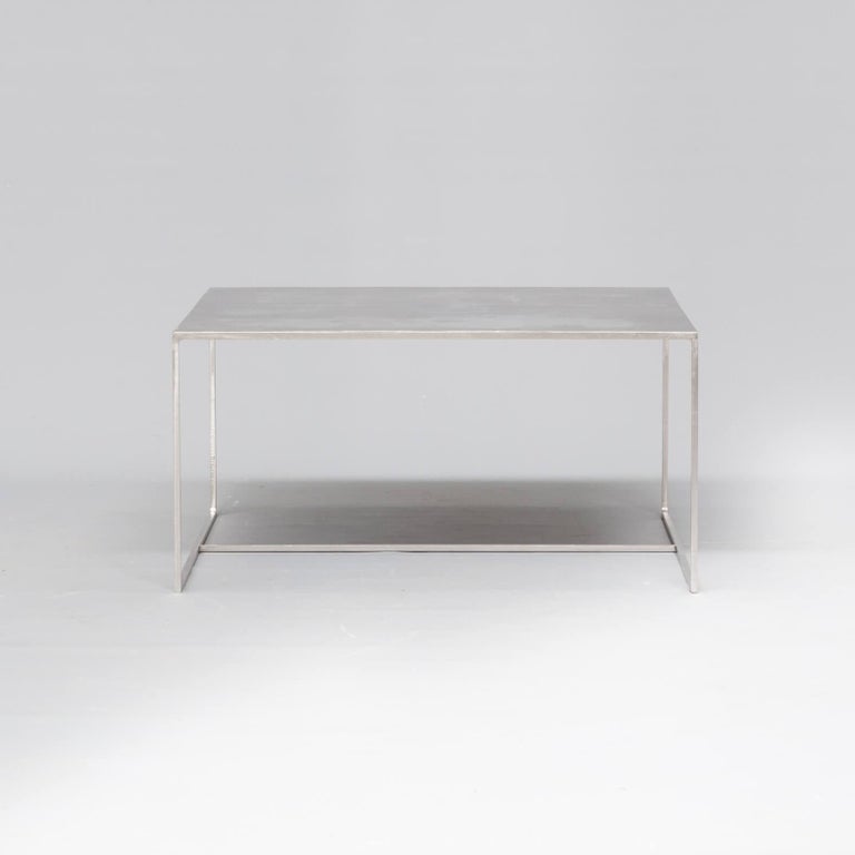 Rodolfo Dordoni ‘Duchamp’ Metal Coffee Table for Minotti For Sale at ...