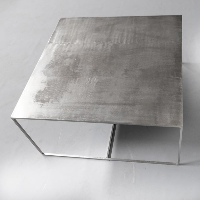 Rodolfo Dordoni ‘Duchamp’ Metal Coffee Table for Minotti For Sale at ...