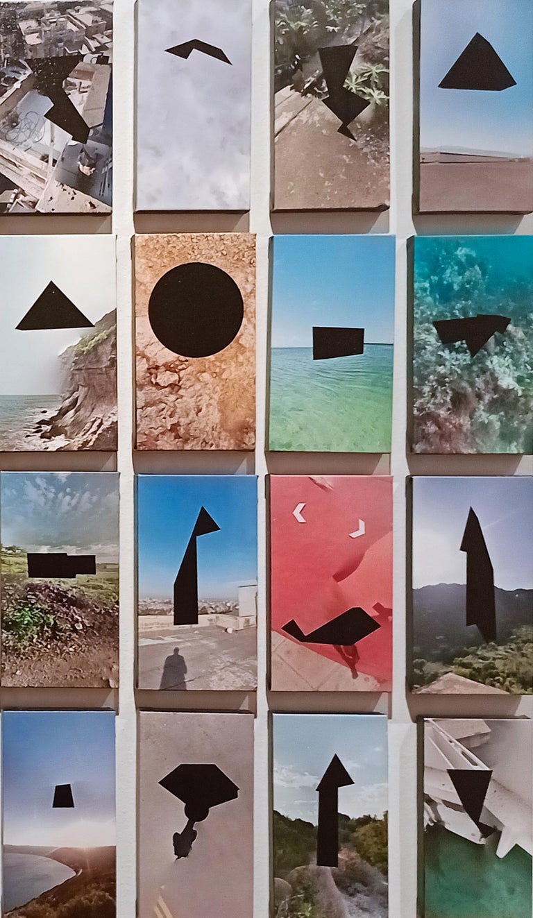 RODRIGO ETEM - Polyptych 40* from the series All the faults of the ...