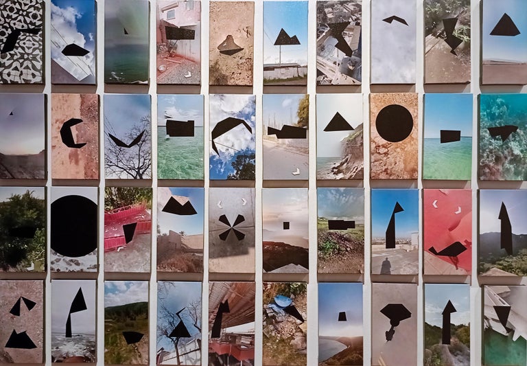 RODRIGO ETEM - Polyptych 40* from the series All the faults of the ...