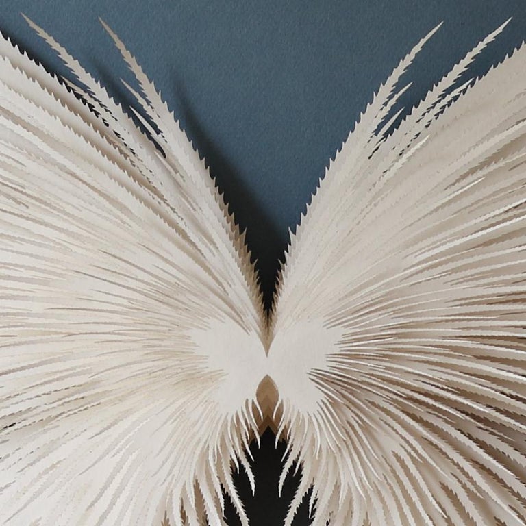 Rogan Brown - "Angel Wings", Hand Cut and Laser Cut Paper Wall ...