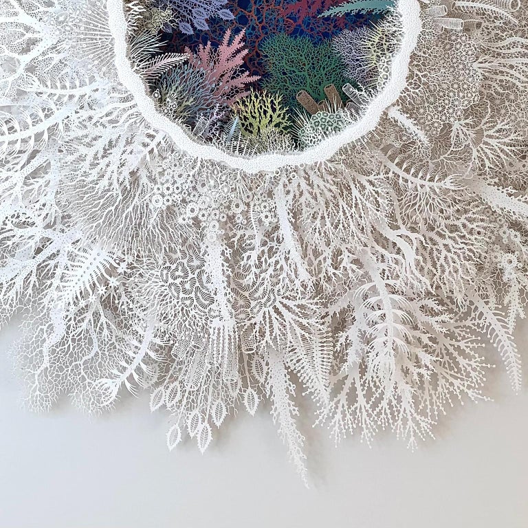 Rogan Brown - "Ghost Coral Color Variation", Organic Hand Cut, Laser ...