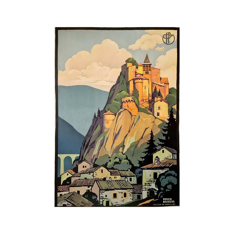 Roger Broders - 1929 original poster by Roger Broders - PLM Railway ...