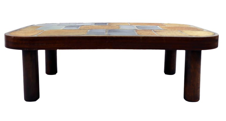 Roger Capron Coffee Table with "Sou-Chong" Tiles at 1stDibs