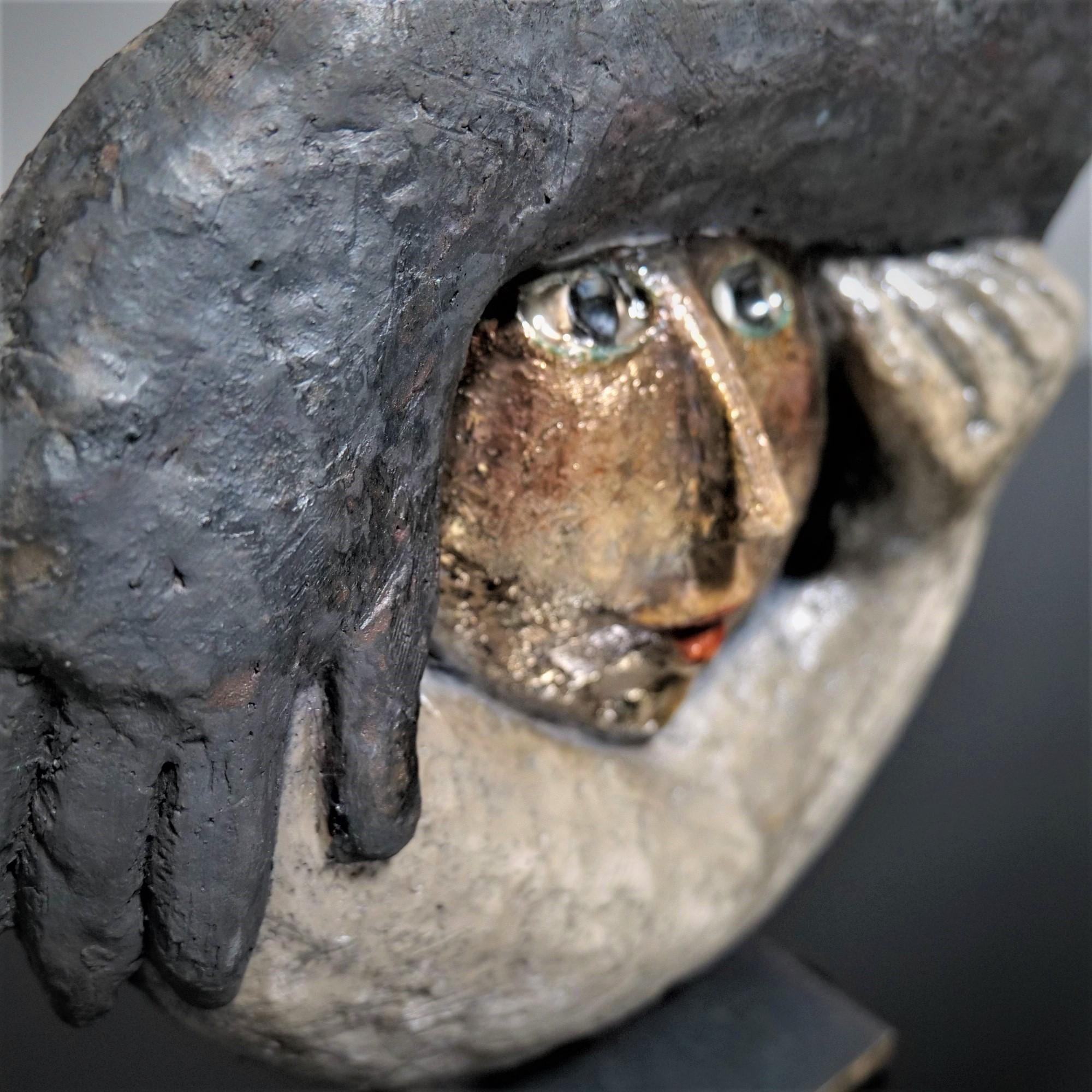 Roger Capron, Double-sided ceramic “Kokon”, 2002 For Sale at 1stDibs