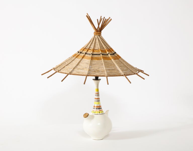 Roger Capron Lamp, France, 1960s For Sale at 1stDibs