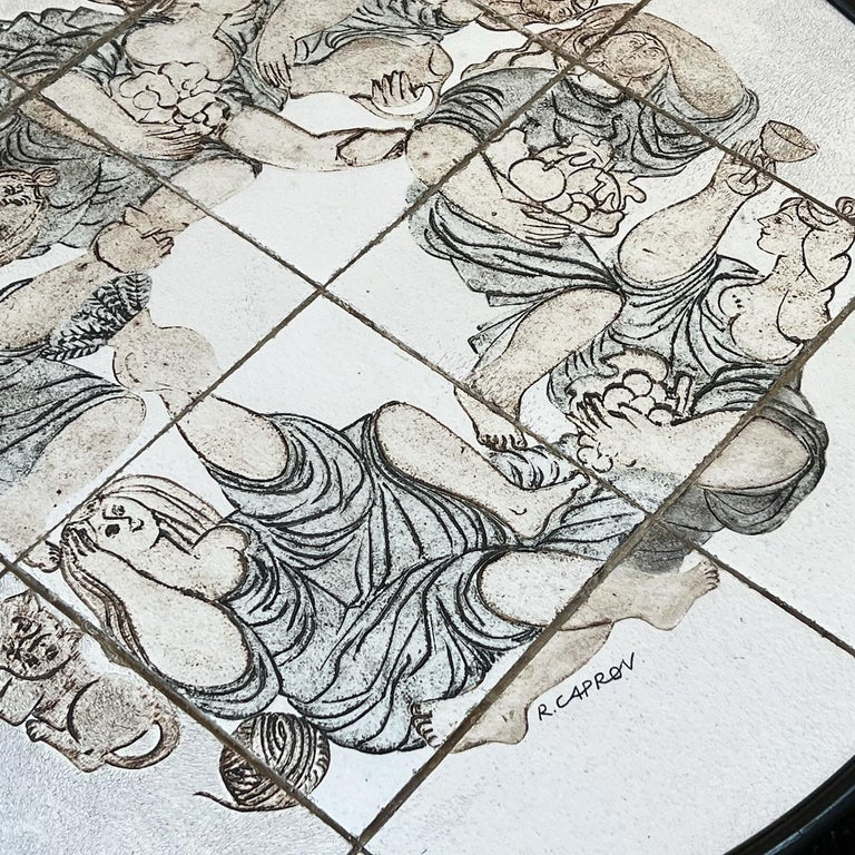 Roger Capron Rare Table For Sale at 1stDibs