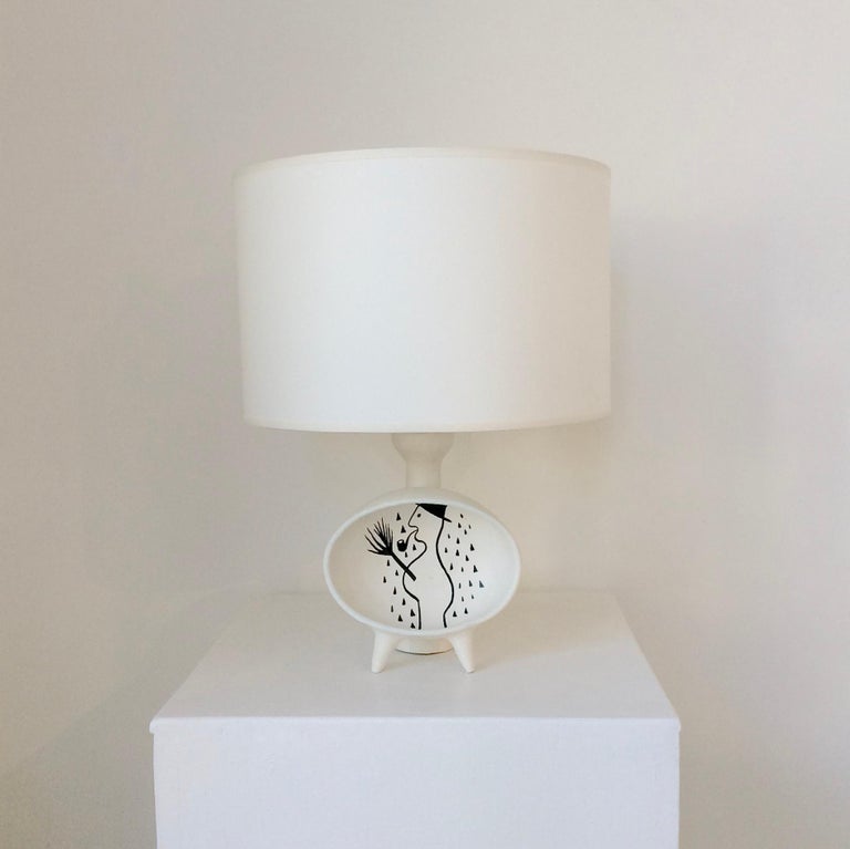 Roger Capron Table Lamp, circa 1955, France at 1stDibs