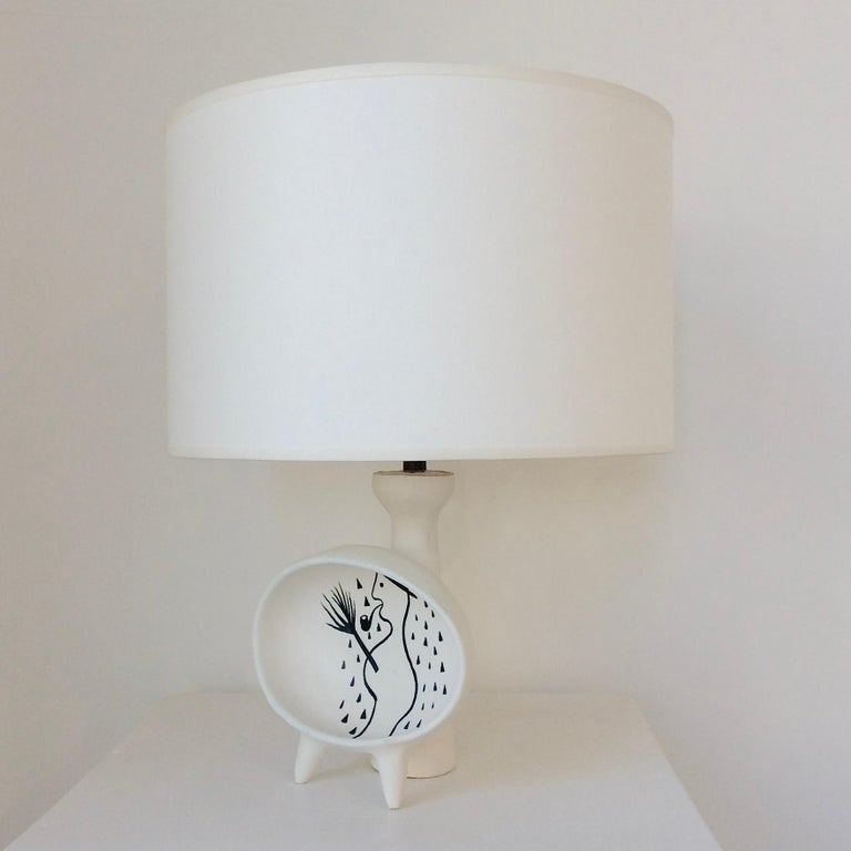 Roger Capron Table Lamp, circa 1955, France at 1stDibs