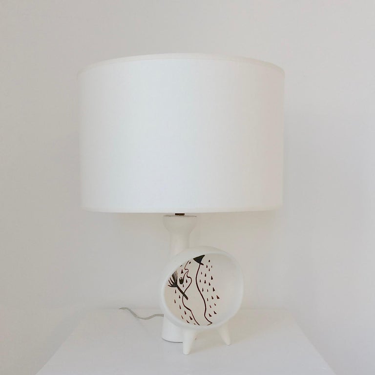 Roger Capron Table Lamp, circa 1955, France at 1stDibs