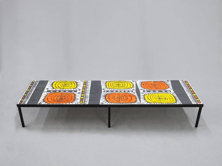 Roger Capron's Rare and Huge Coffee Table For Sale at 1stDibs