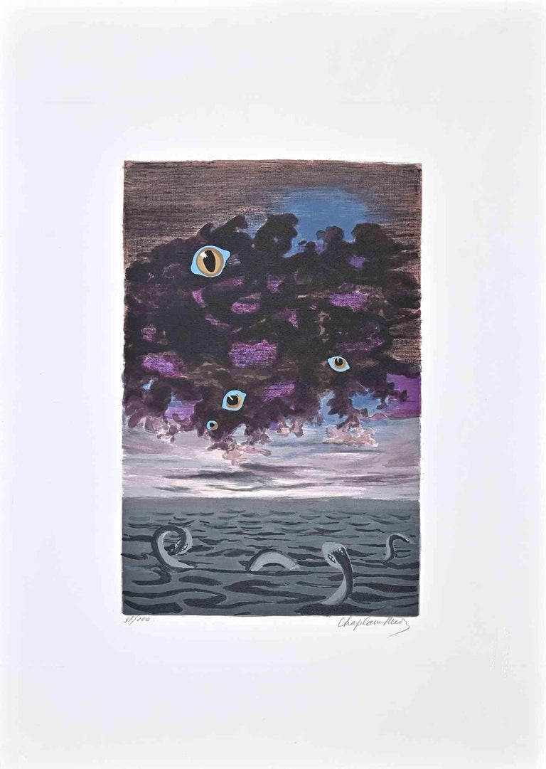 Roger Chapelain-Midy - Sea Creature and Sky-Eyes - Lithograph by Roger ...