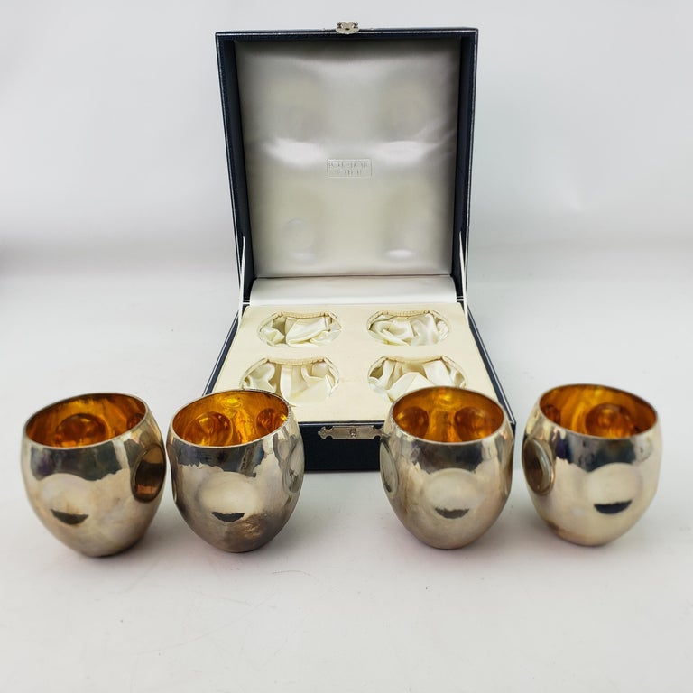 Roger Doyle Elizabethan Styled Sterling Silver Spirit Cups or Goblet ...