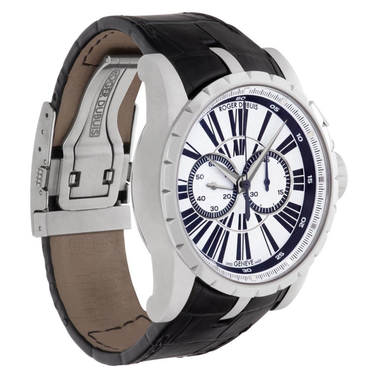 Roger Dubuis Excalibur Chronograph in Stainless Steel Wristwatch Ref ...